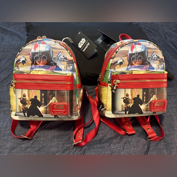 Loungefly | Bags | Two New Red Loungefly Star Wars Mini Backpack ...